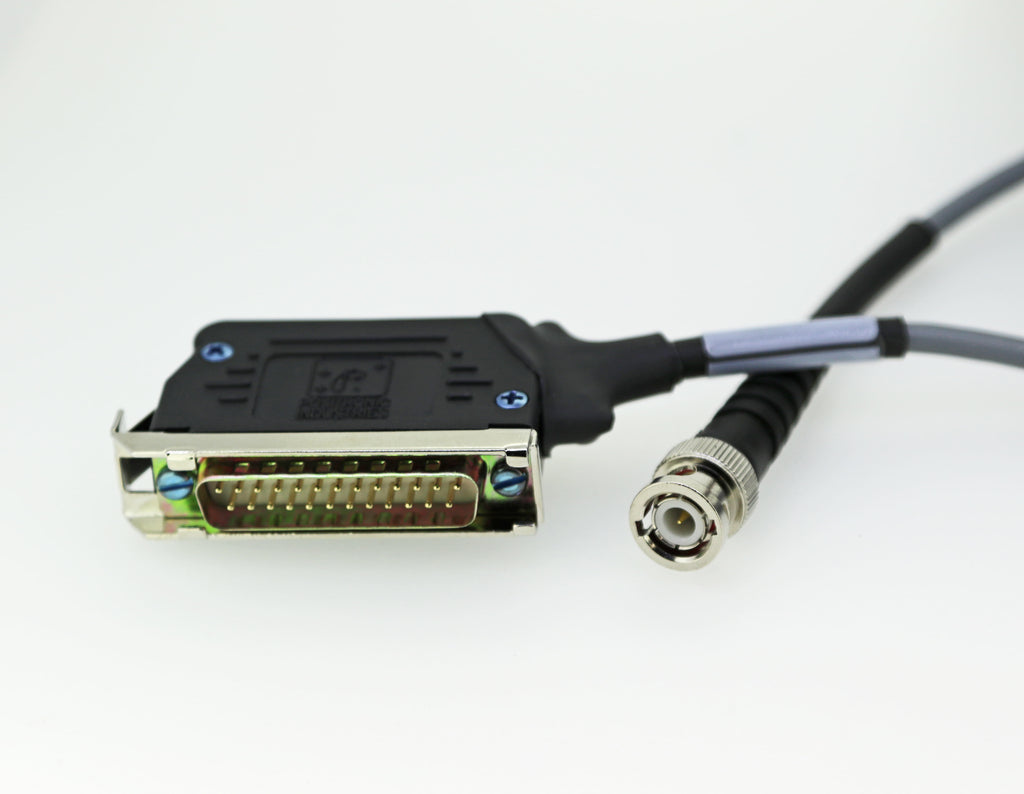 CSI Accelerometer Straight Cable, 25 Pin D-Sub Connector To BNC-M Conn ...