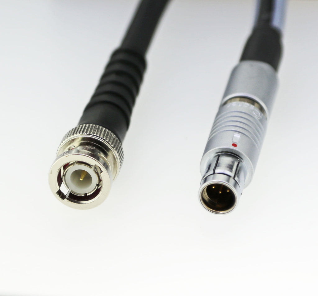 SKF Microlog CMXA Accelerometer Coiled Cable Fischer 6 Pin To BNC-M Co ...